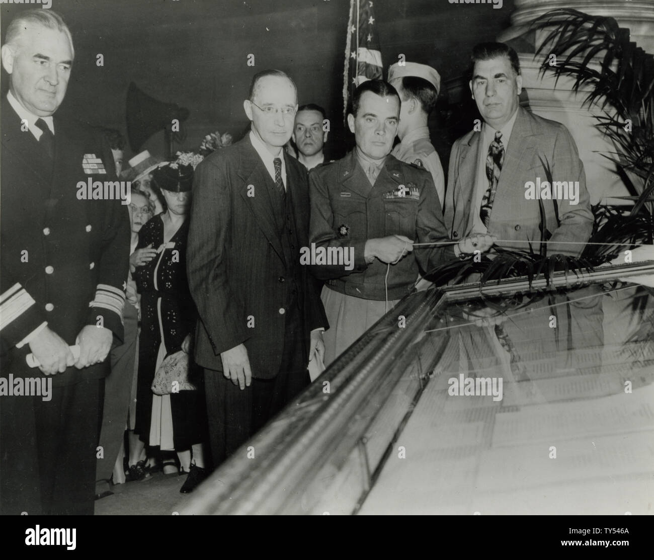 General Mcauliffe Unveiling the German Surrender Documents in the ...