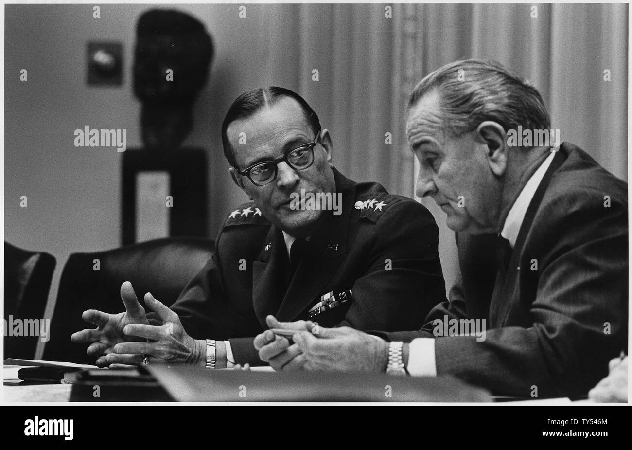 General Earle Wheeler and President Lyndon B. Johnson; Scope and ...