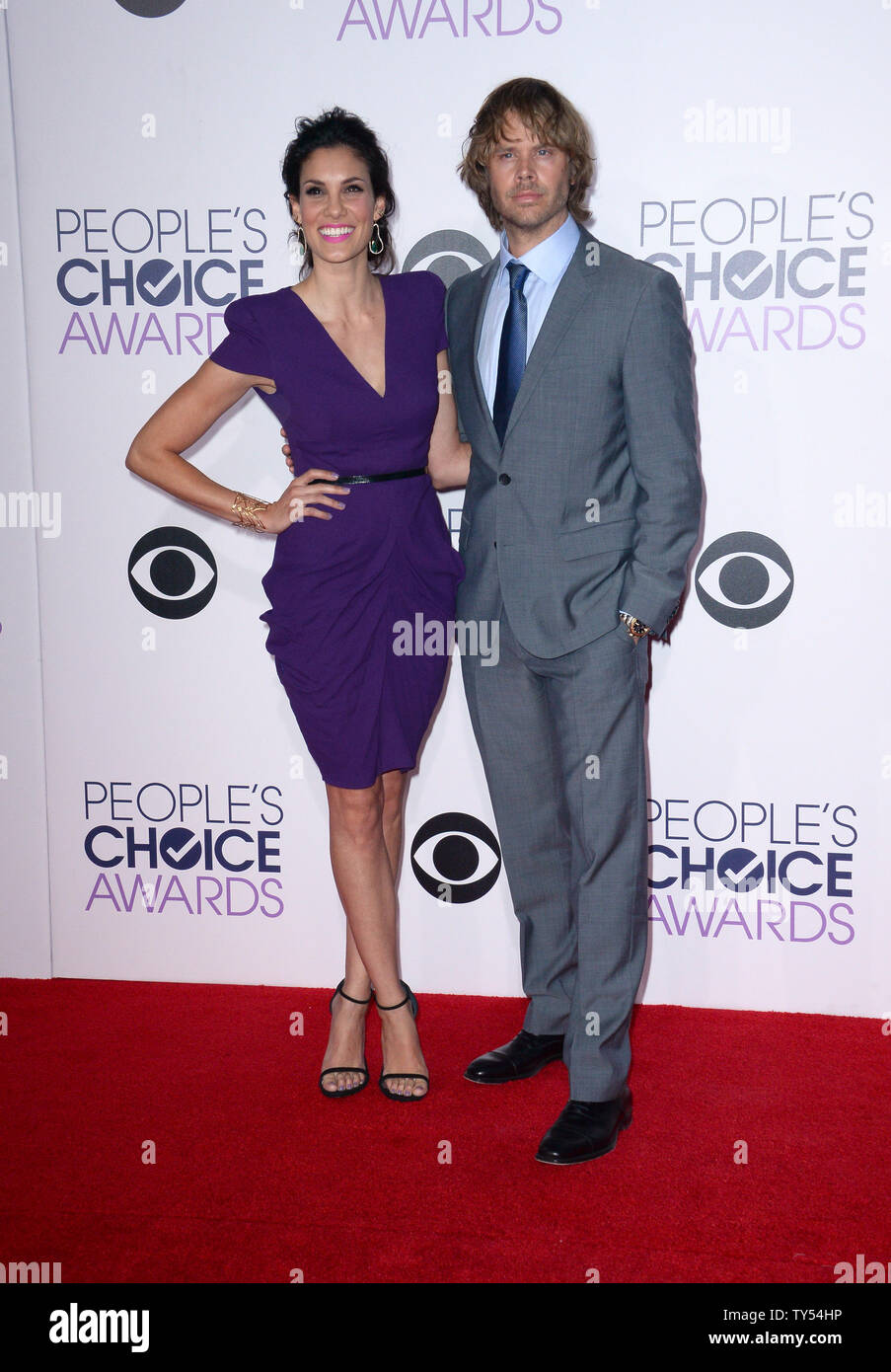 Daniela Ruah, left, and Eric Christian Olsen arrive for the 41st annual ...
