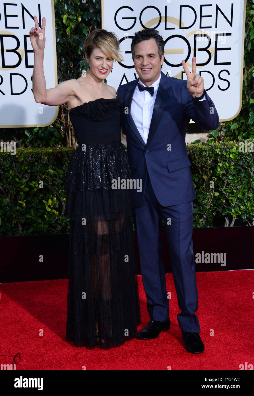 Actor Mark Ruffalo and his wife, actress Sunrise Coigney attend the ...