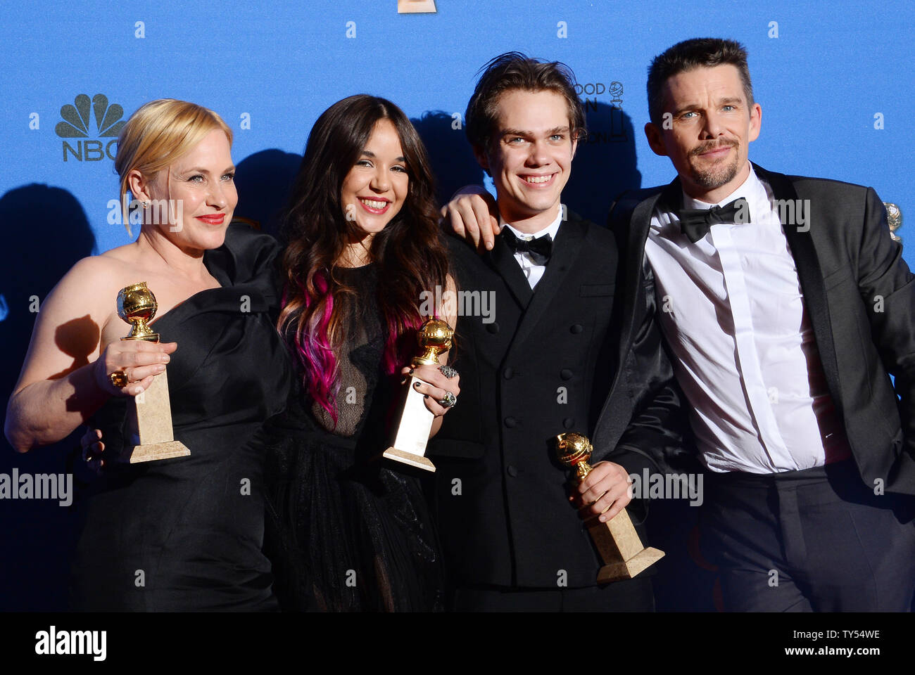 "Boyhood" cast members Patricia Arquette, Lorelei Linklater, Ellar ...