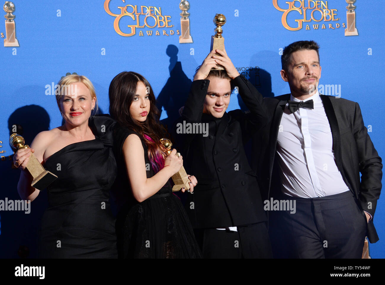 "Boyhood" cast members Patricia Arquette, Lorelei Linklater, Ellar ...