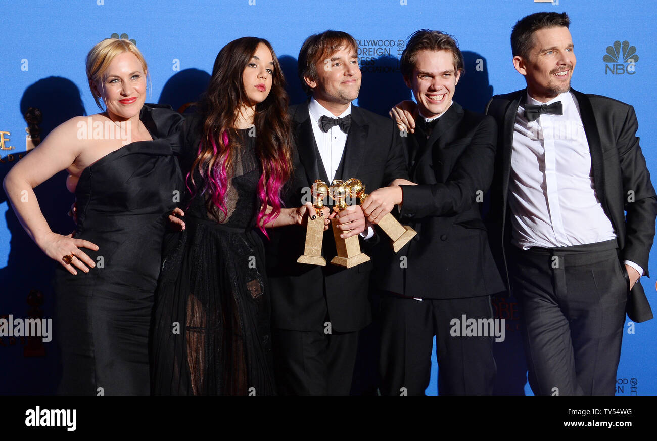 "Boyhood' cast and director, (from left) Patricia Arquette, Lorelei ...
