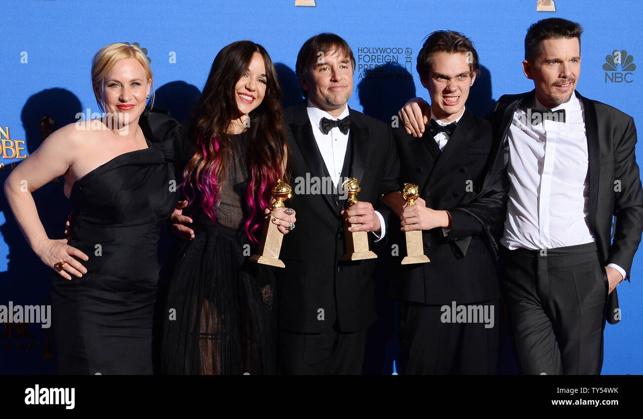 "Boyhood' cast and director, (from left) Patricia Arquette, Lorelei ...