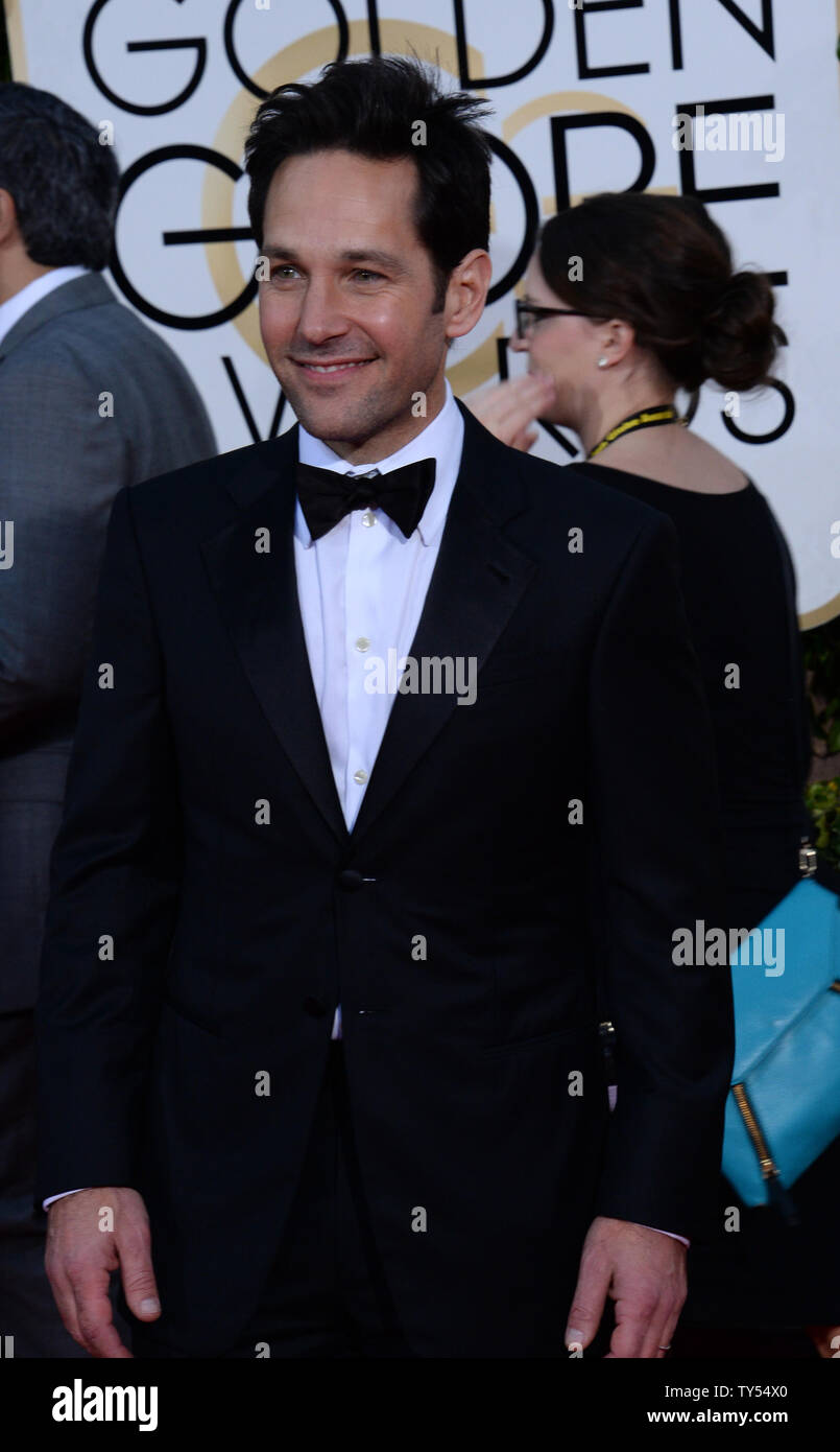 Paul Rudd attends the 72nd annual Golden Globe Awards at the Beverly ...