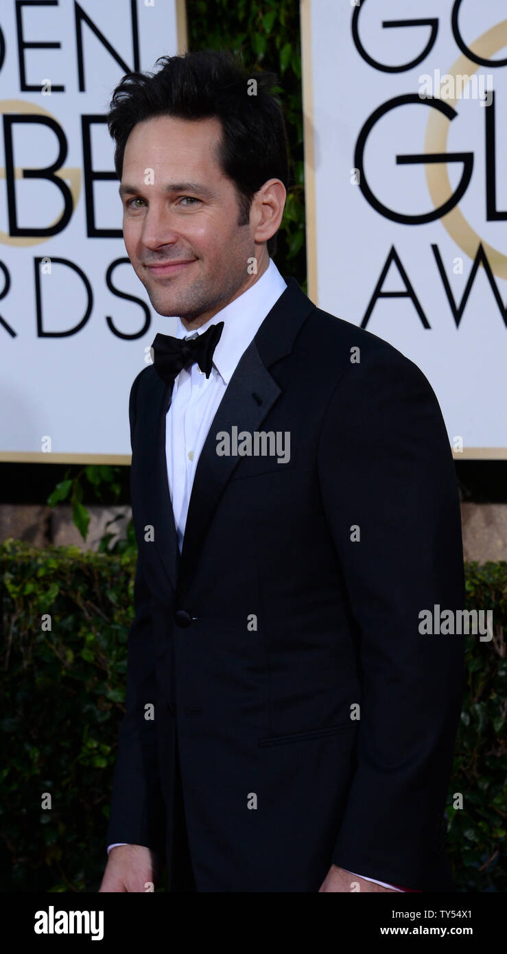 Paul Rudd attends the 72nd annual Golden Globe Awards at the Beverly ...