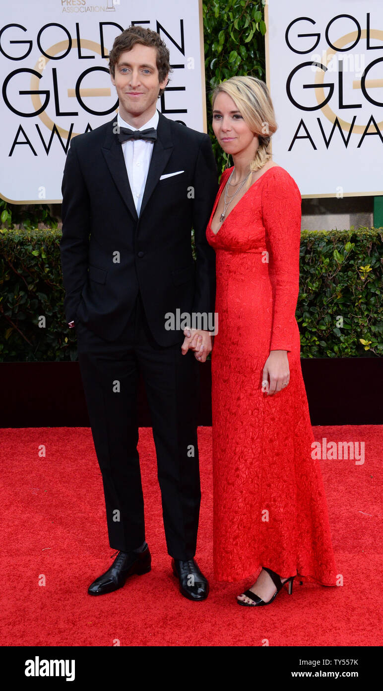 Actor Thomas Middleditch and Mollie Gates attends the 72nd annual ...