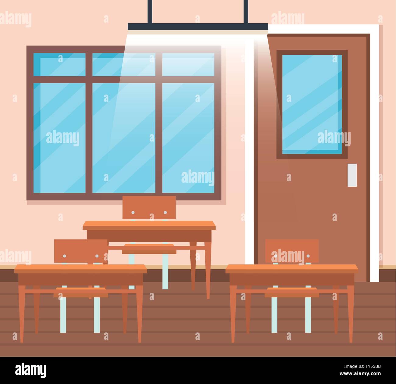 Classroom Door Window