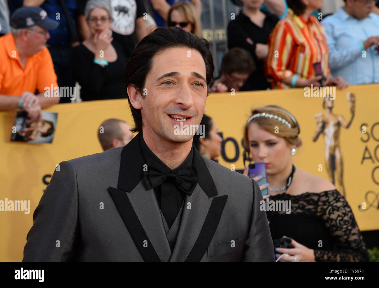 Actor Adrien Brody Arrives For The 21st Annual Sag Awards Held At The