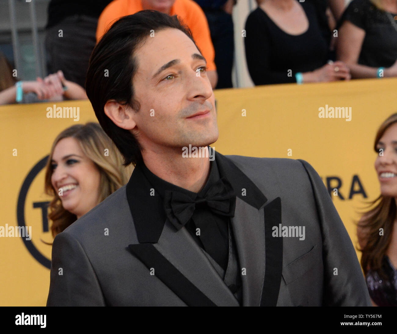 Actor Adrien Brody arrives for the 21st annual SAG Awards held at the ...