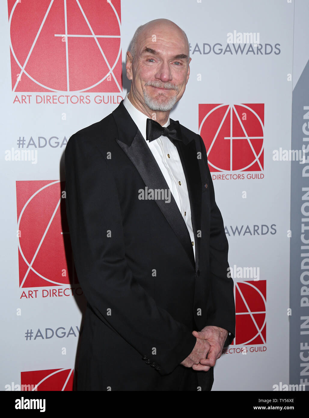 Jim Bissell arrives on the red carpet of the 19th Annual Art Directors ...