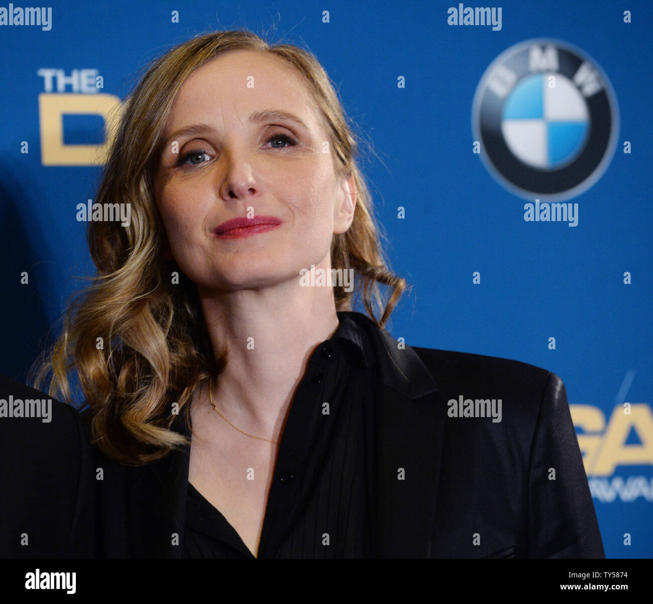 Actress Julie Delpy appears backstage during the 67th annual Directors ...