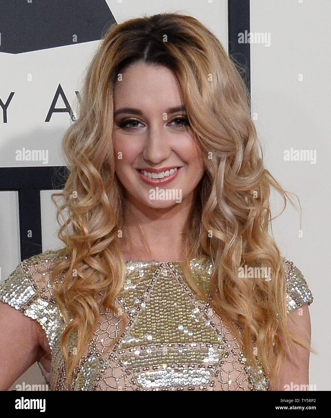Brooklyn Haley arrives for the 57th Grammy Awards at Staples Center in ...