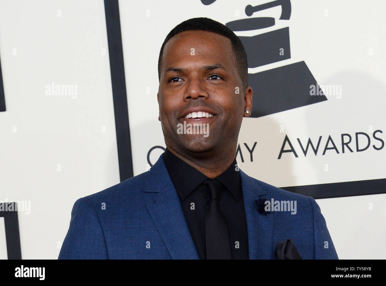 A. J. Calloway arrives for the 57th Grammy Awards at Staples Center in ...