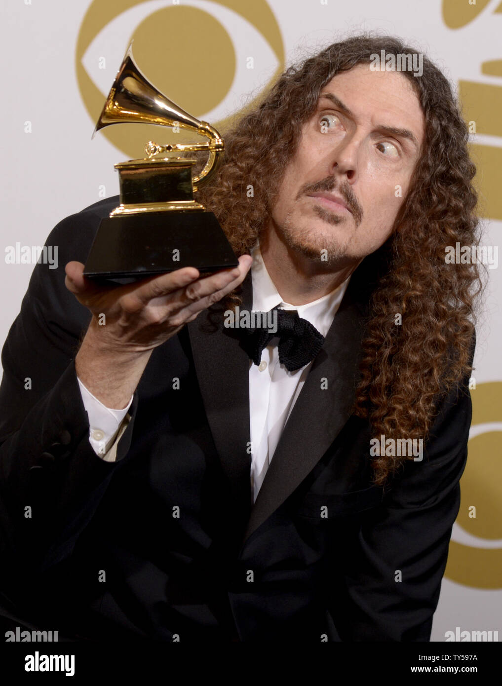 Singer Weird Al' Yankovic, winner of Best Comedy Album for "Mandatory ...