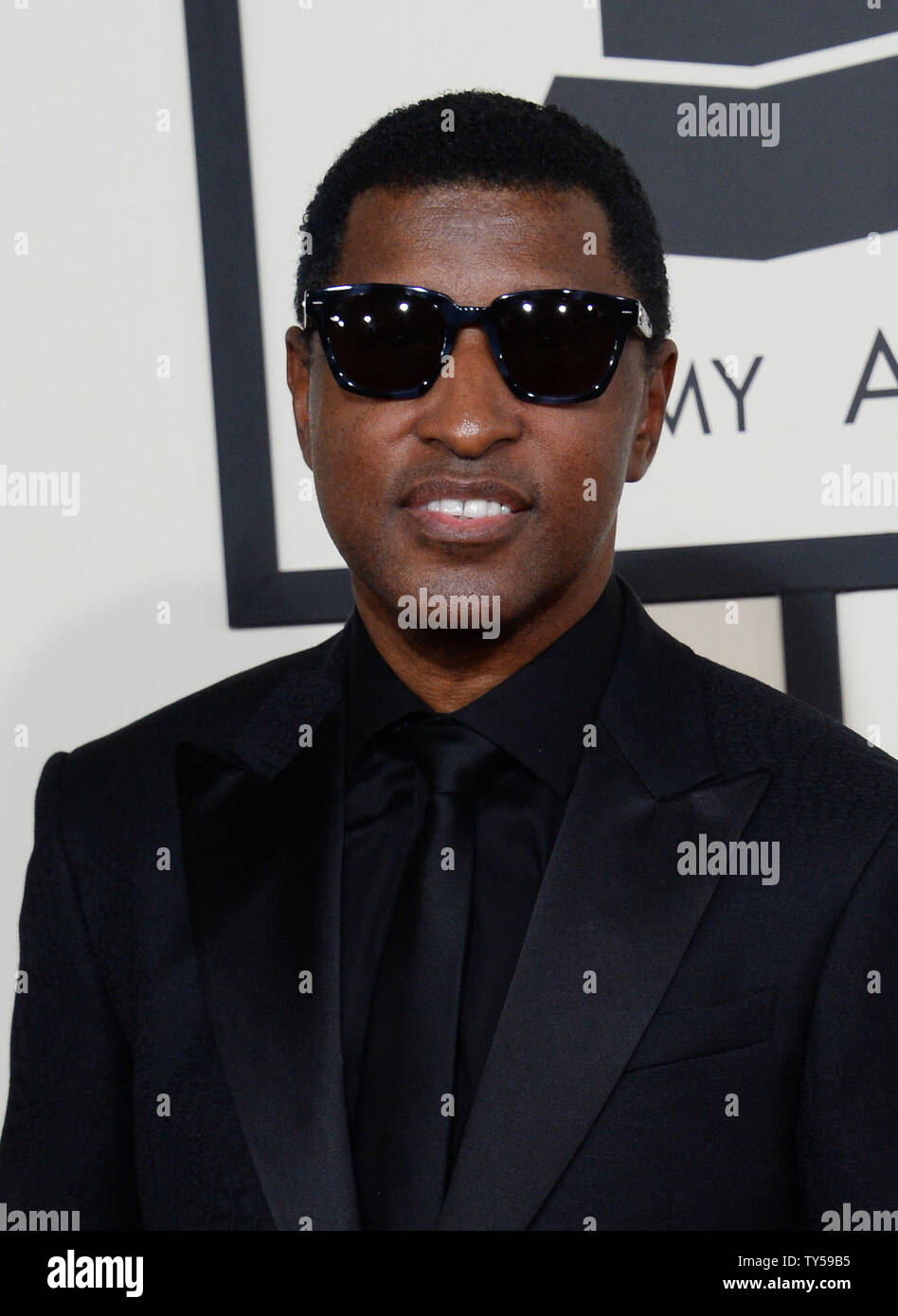 Kenneth "Babyface" Edmonds arrives for the 57th Grammy Awards at ...