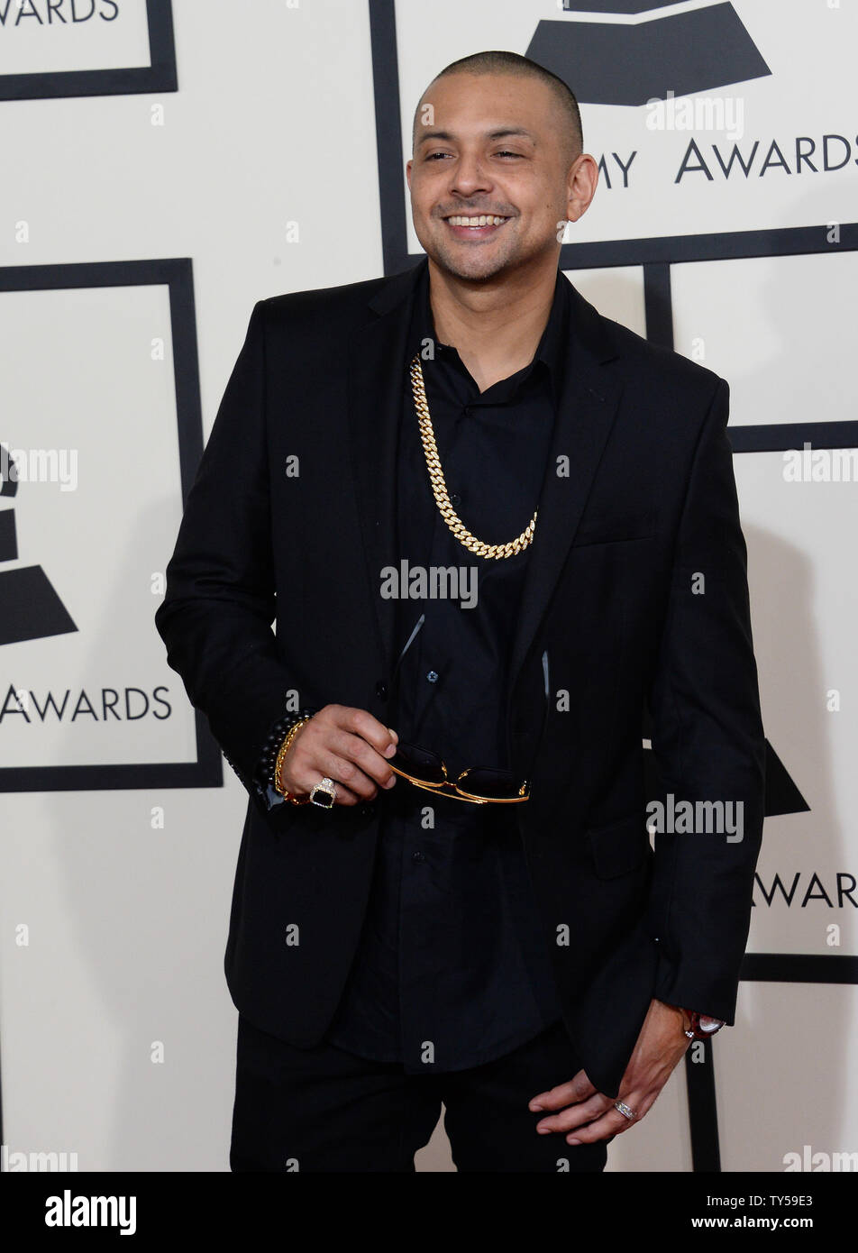 Sean Paul arrives for the 57th Grammy Awards at Staples Center in Los ...