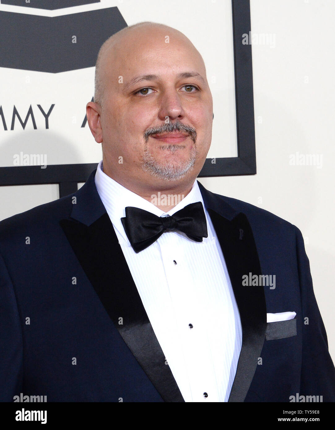 Engineer Robert Friedrich arrives for the 57th Grammy Awards at Staples ...