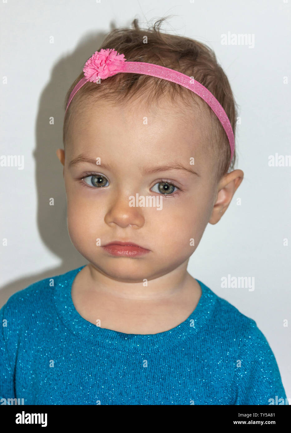 Very cute 20 months old baby portrait. Beautiful 1 year old toddler ...