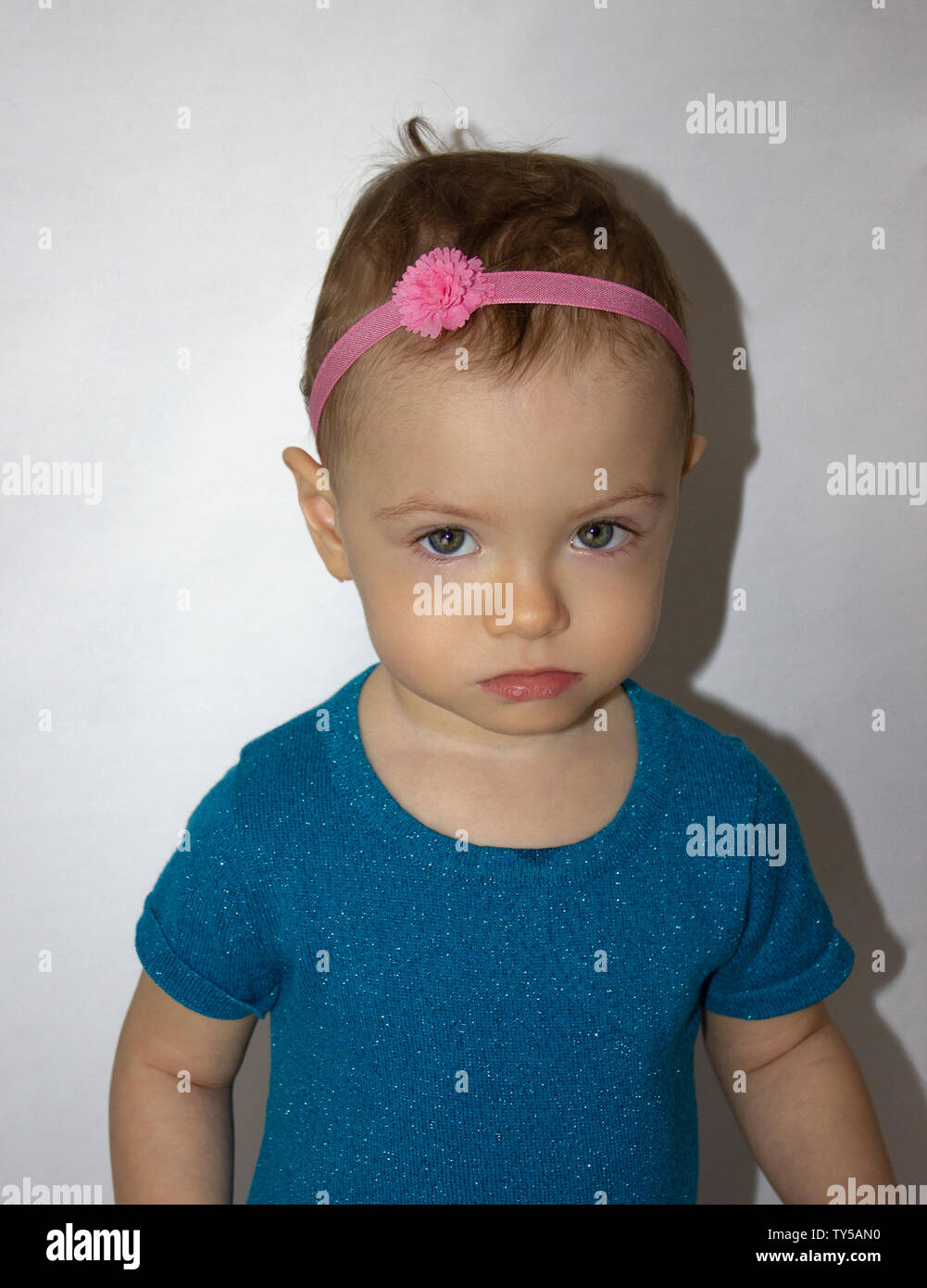 Very cute 20 months old baby portrait. Beautiful 1 year old toddler ...