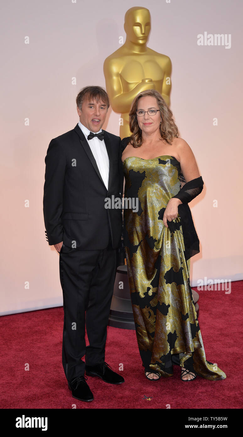 "Boyhood" director Richard Linklater arrives at the 87th Academy Awards ...