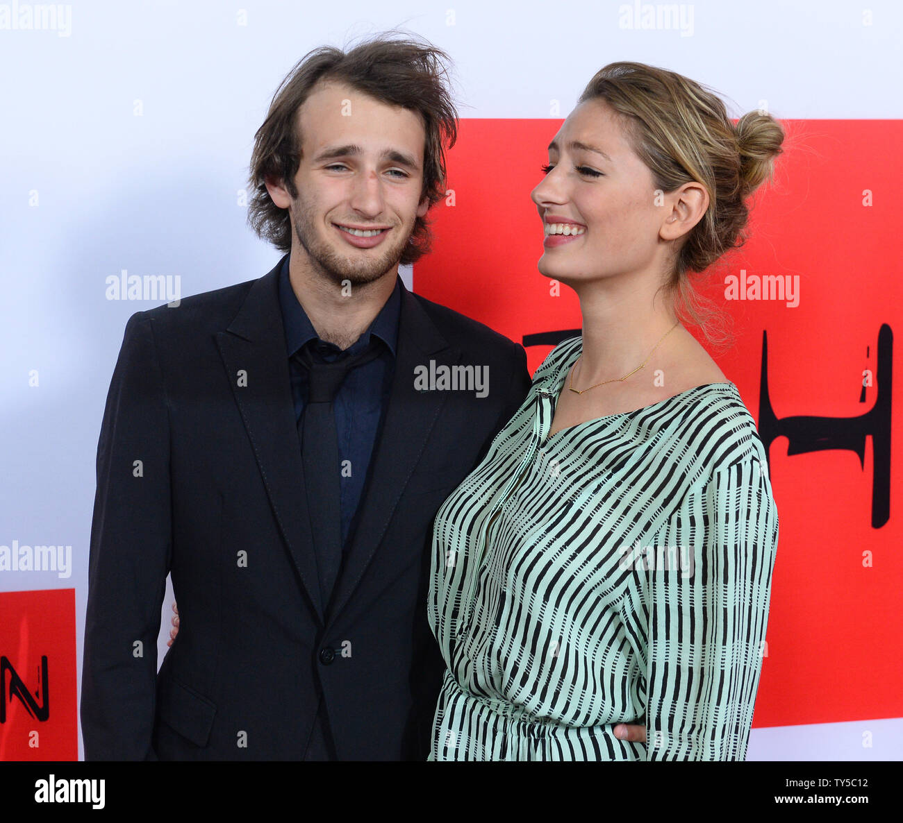 Hopper Penn and Uma Von Wittkamp attend the premiere of the motion ...