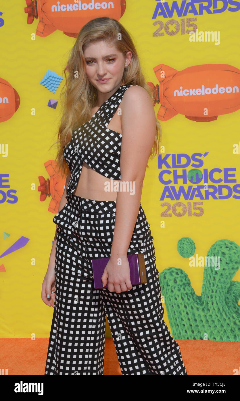 Actress Willow Shields attends Nickelodeon's 28th annual Kids' Choice ...