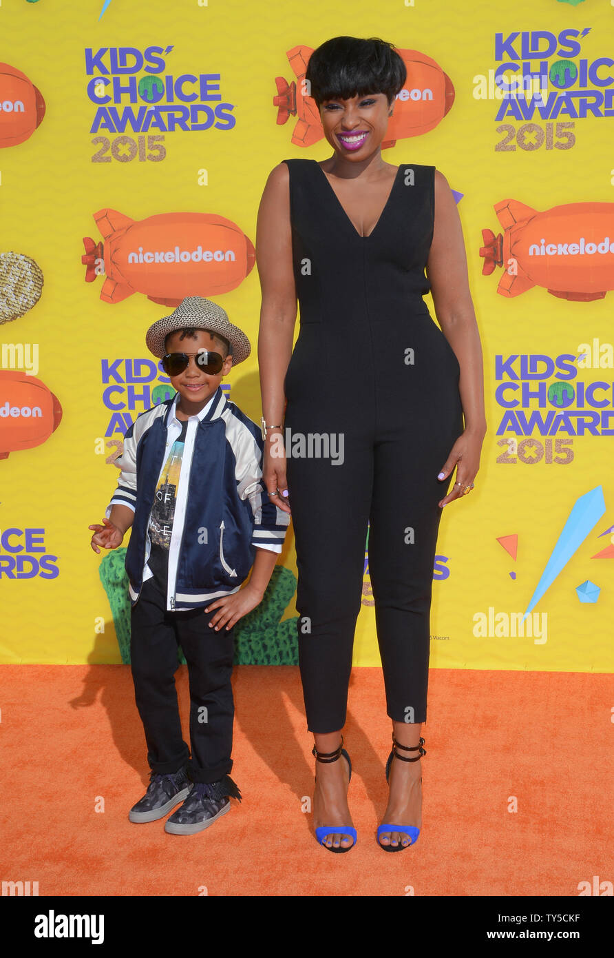 Actress and singer Jennifer Hudson and her son David Daniel Otunga Jr ...