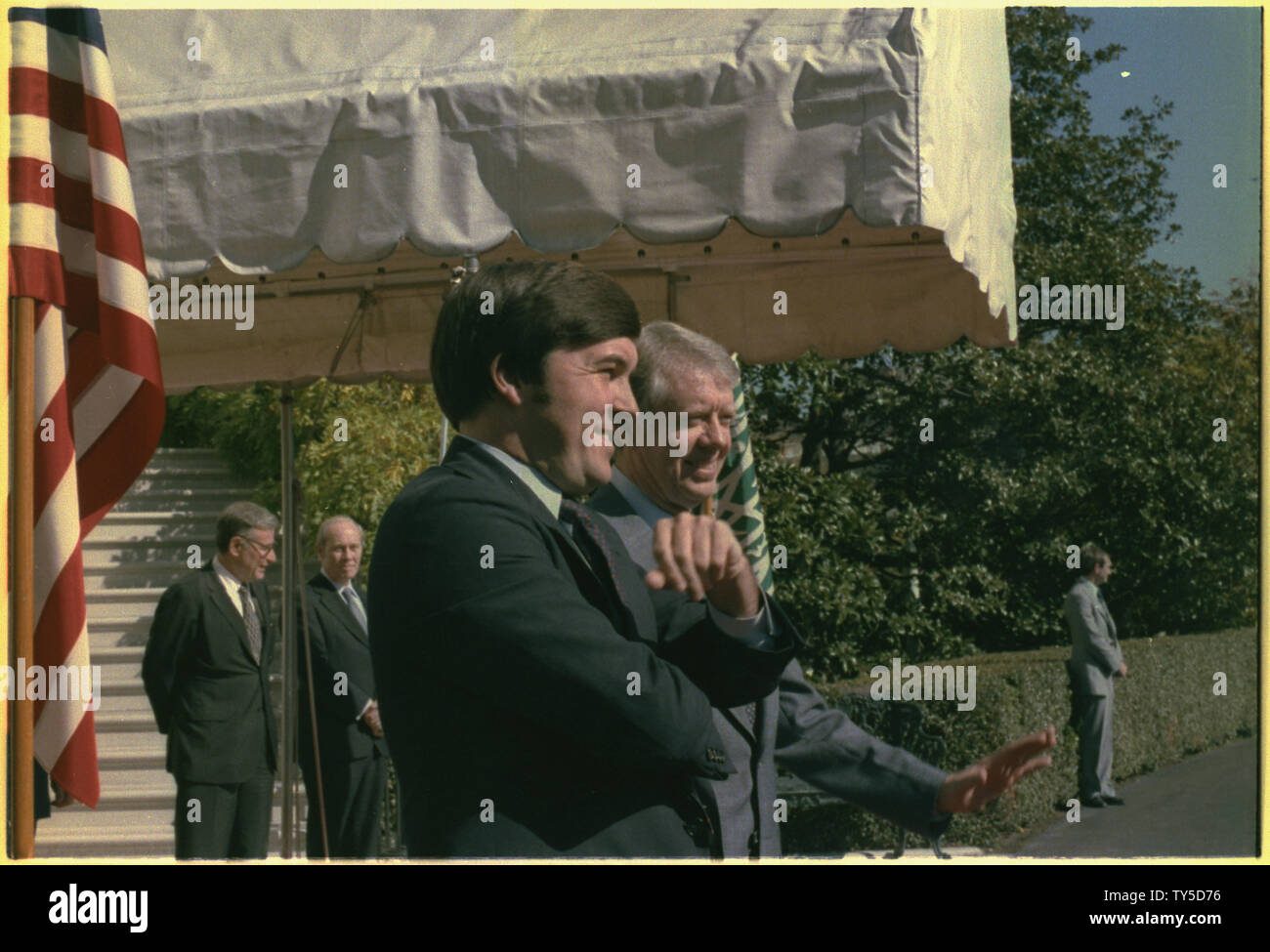 Hamilton Jordan and Jimmy Carter Stock Photo - Alamy