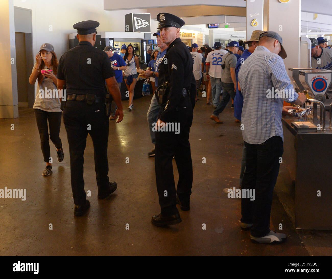 The Los Angeles Dodgers increased security at Dodgers Stadium is ...