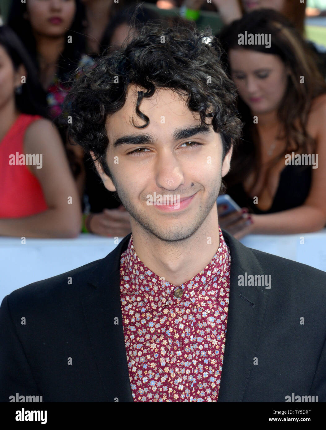 Actor Alex Wolff arrives for the MTV Movie Awards at Nokia Theatre L.A ...