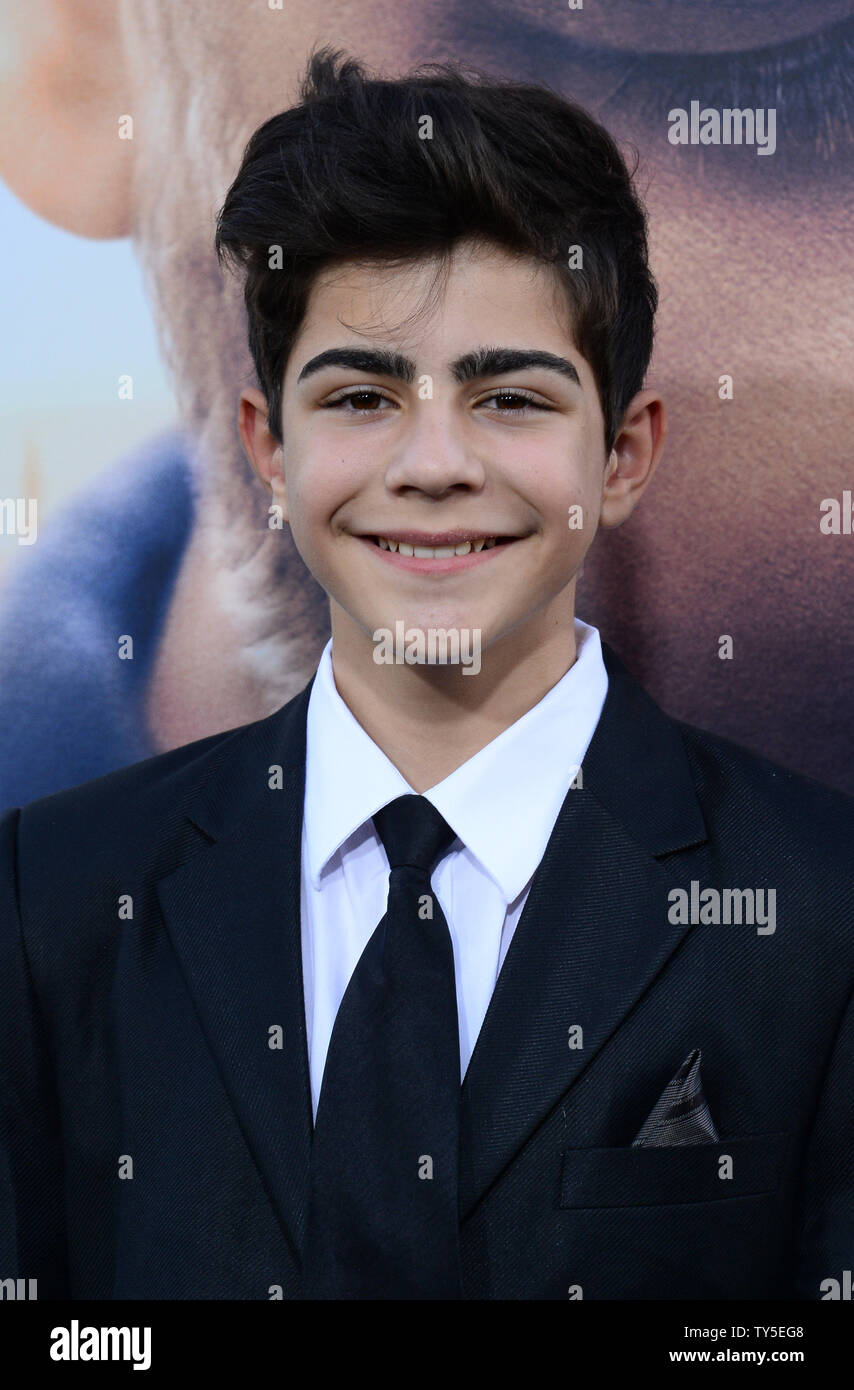 Cast member Dylan Georgiades attends the premiere of the motion picture ...