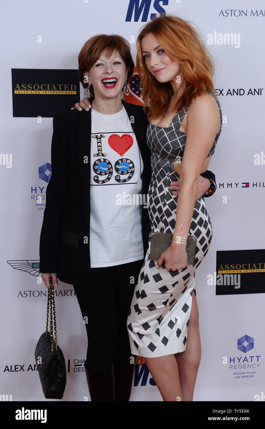 Actress Francesca Eastwood (R) and her mother, actress Frances Fisher ...