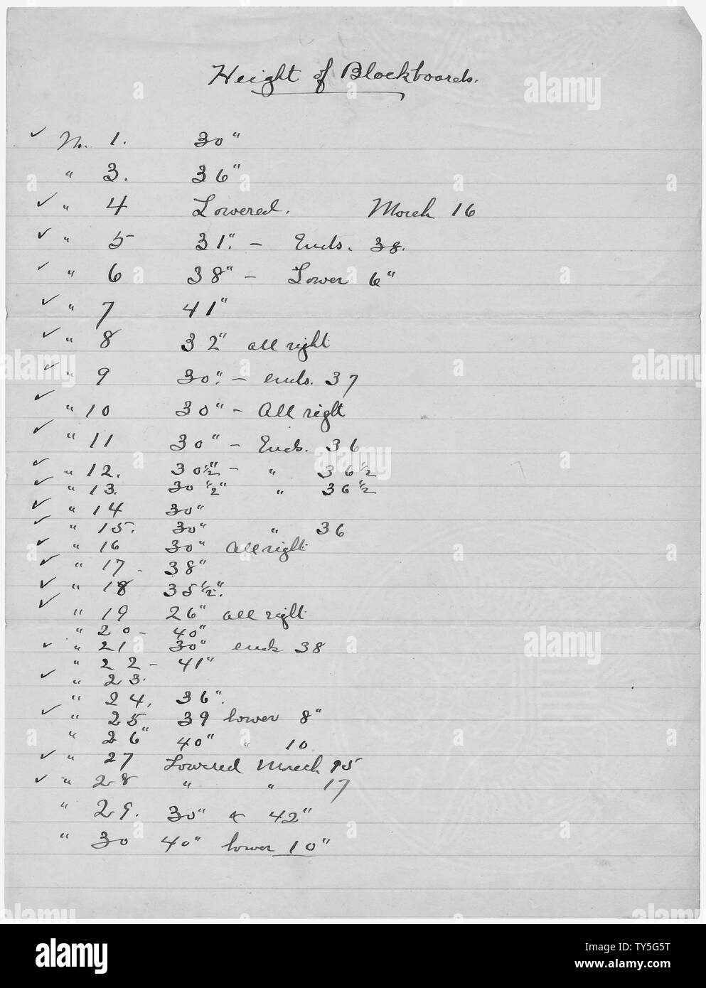 Height equipment Black and White Stock Photos & Images - Alamy