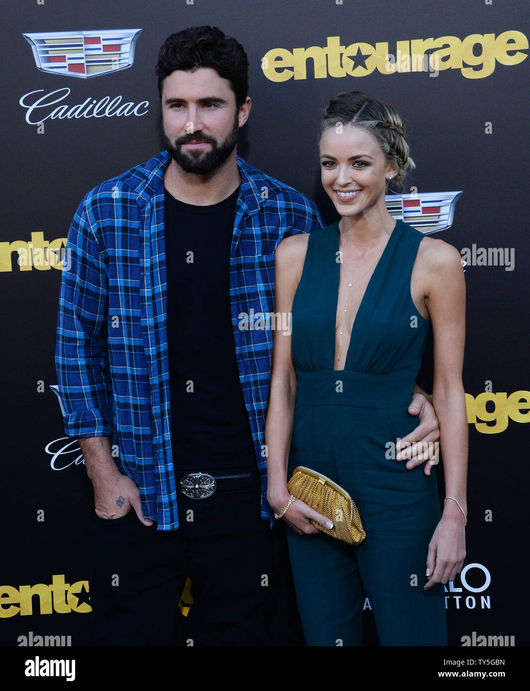 TV personality and model Brody Jenner and his girlfriend, actress ...