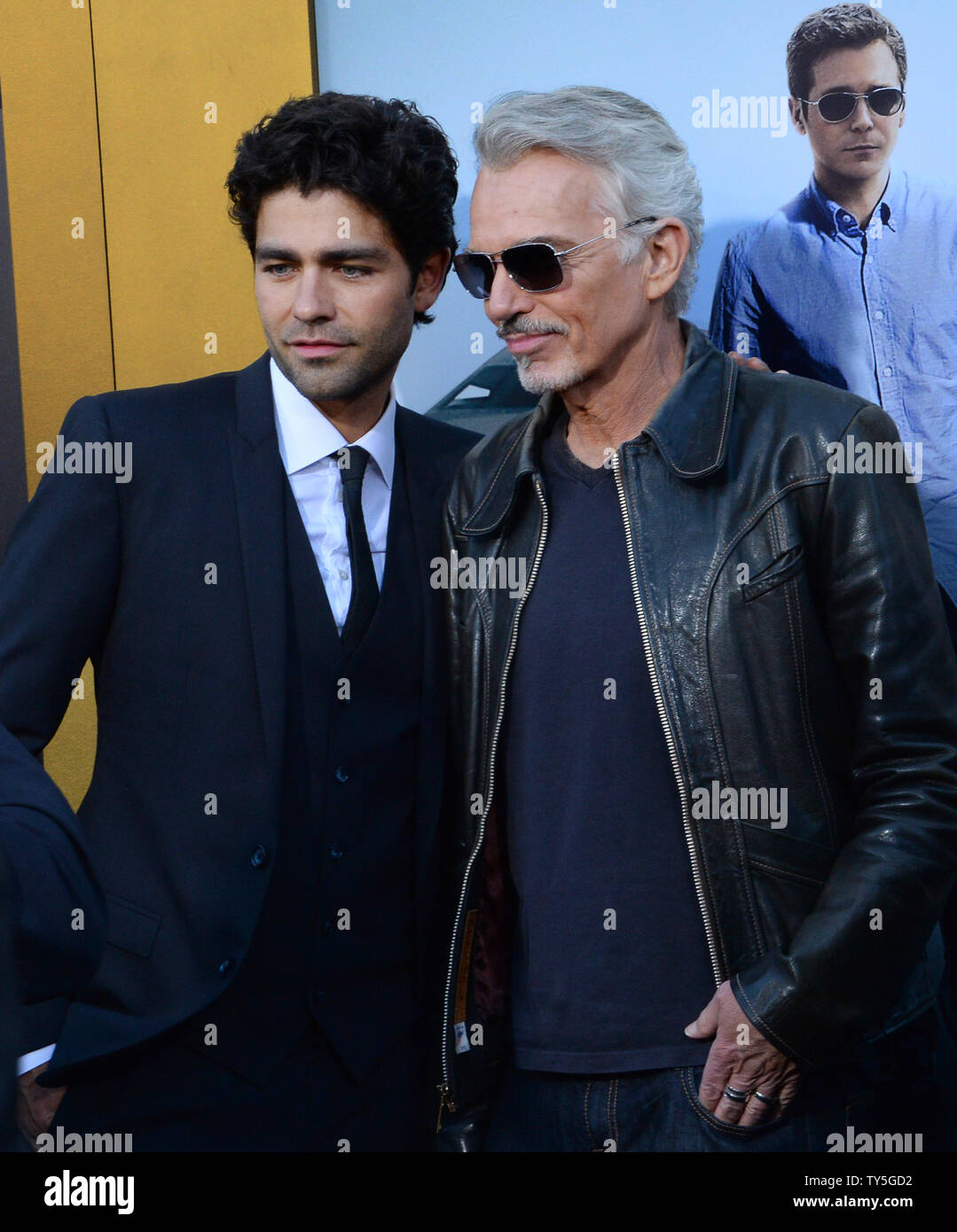 Cast members Adrian Grenier (L) and Billy Bob Thorton attend the ...