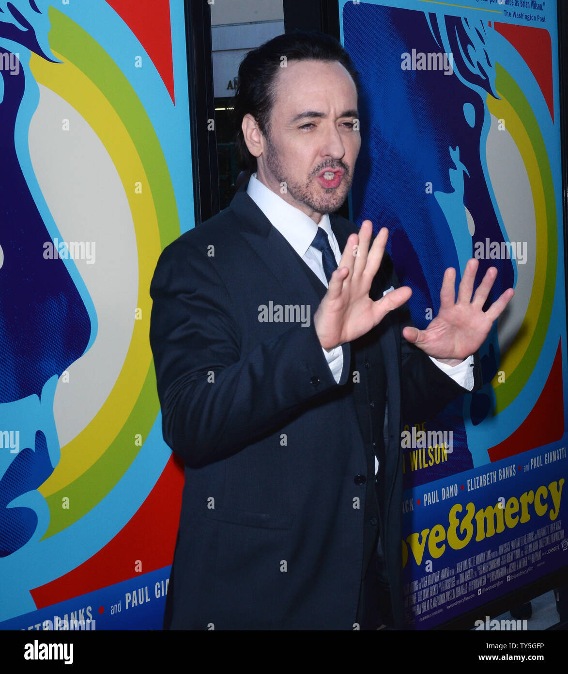 Cast member John Cusack attends the premiere of the biographical motion ...