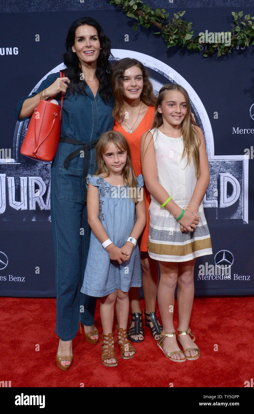 Actress Angie Harmon and her daughters Emery Hope, Finley Faith and ...