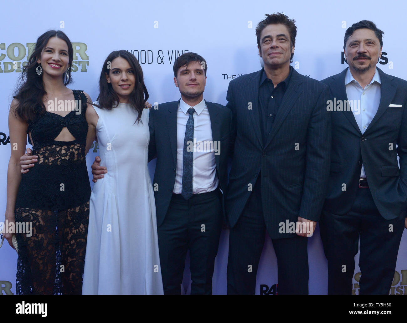 Cast members l to r benicio del toro hi-res stock photography and ...