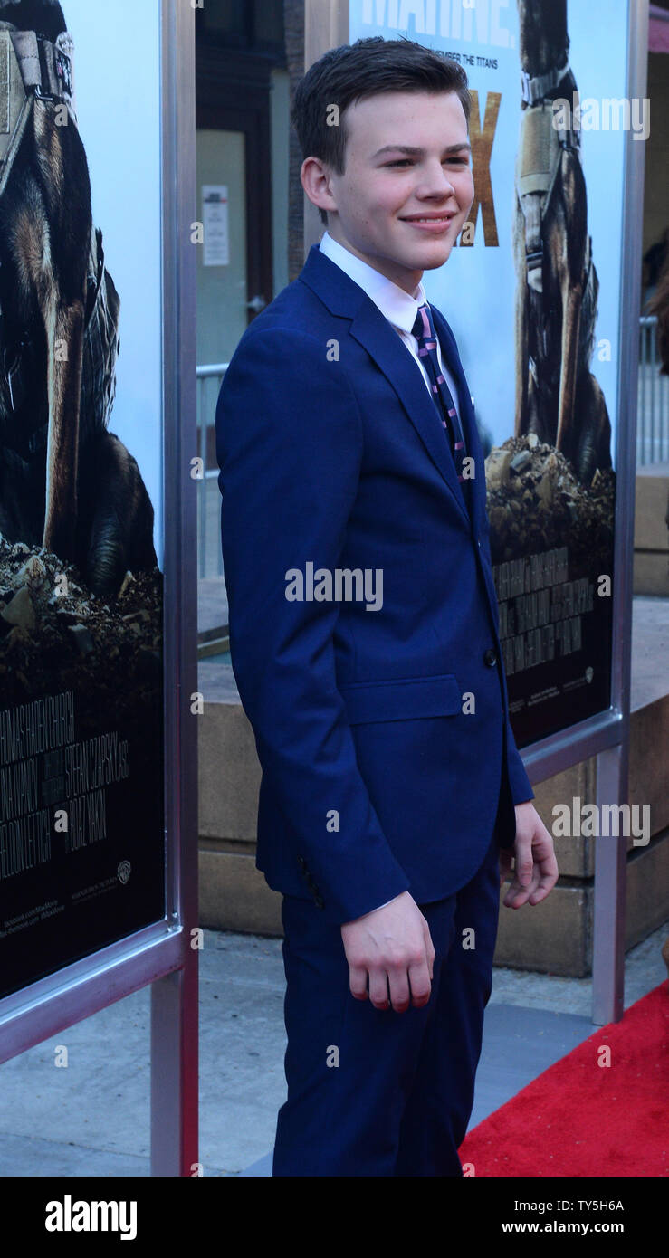 Cast member Josh Wiggins attends the premiere of the family adventure ...