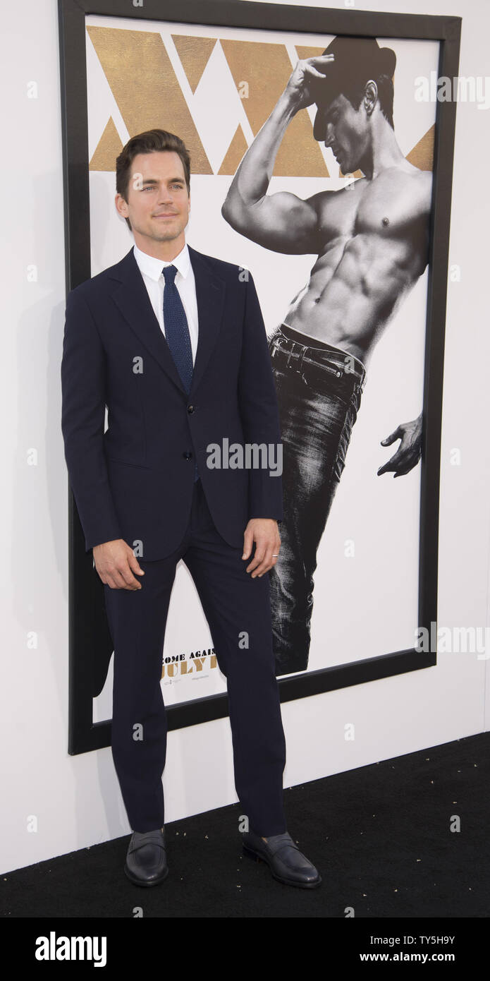 Cast member Matt Bomer attends the premiere of the film "Magic Mike XXL ...