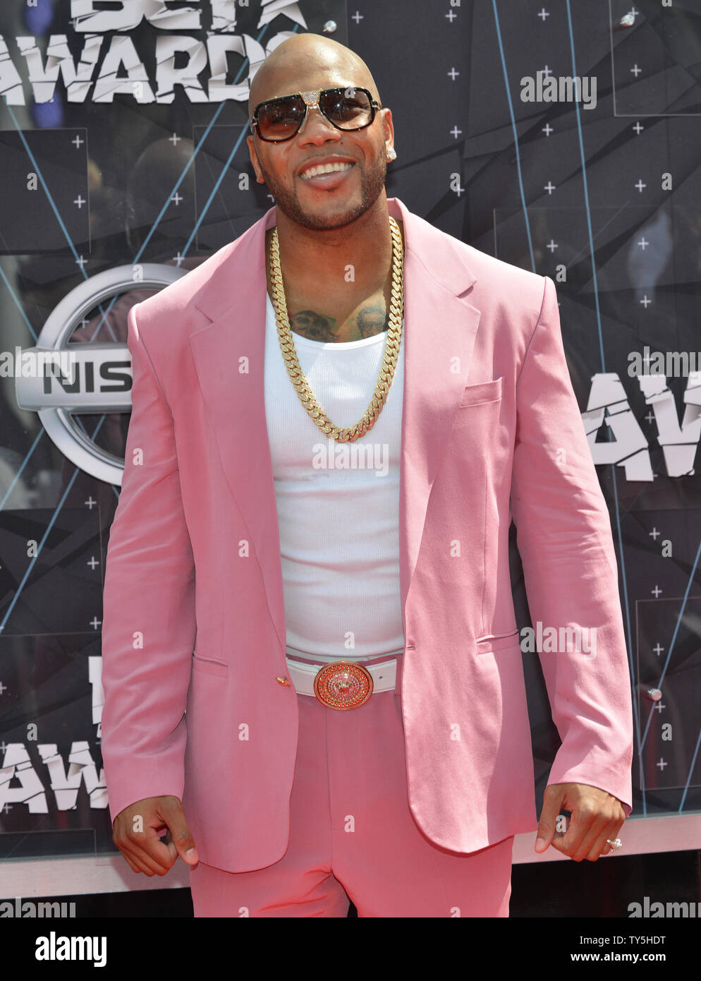 Musician Flo Rida attends the 15th annual BET Awards at Microsoft ...