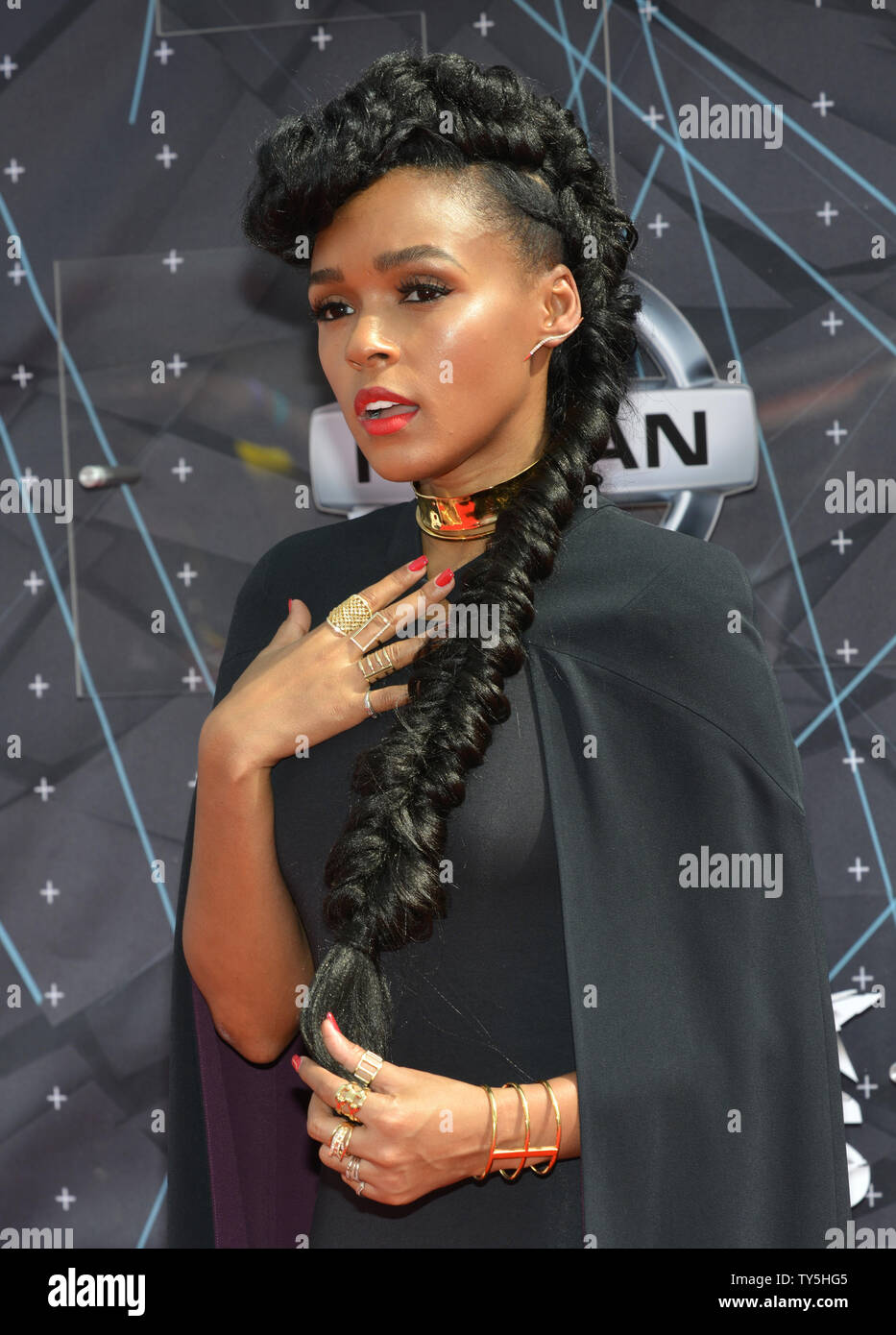 Singer Janelle Monae attends the 15th annual BET Awards at Microsoft ...