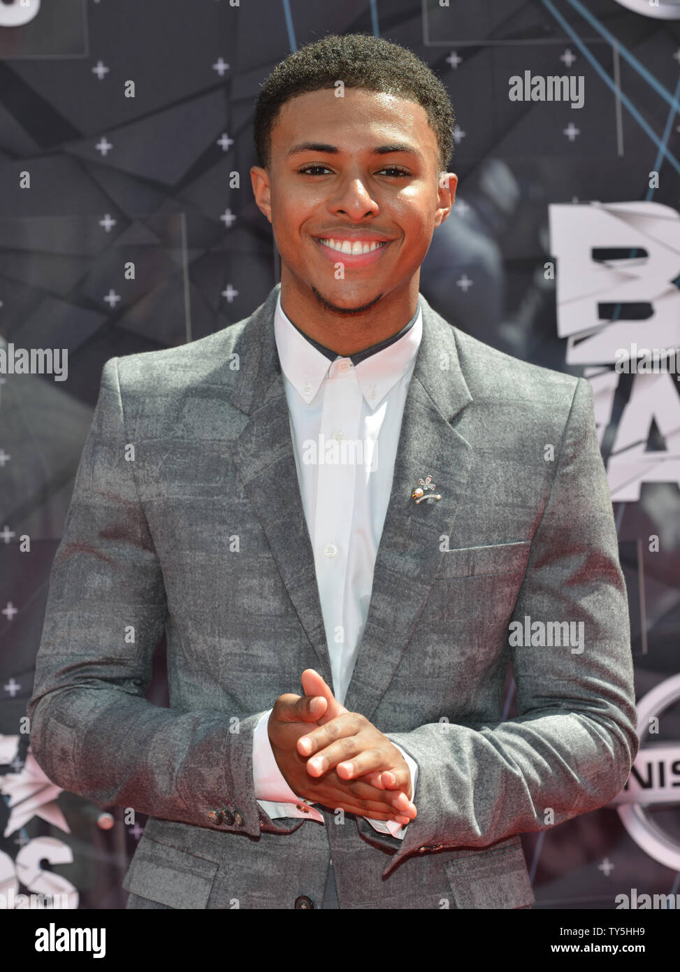 Singer Diggy Simmons attends the 15th annual BET Awards at Microsoft ...