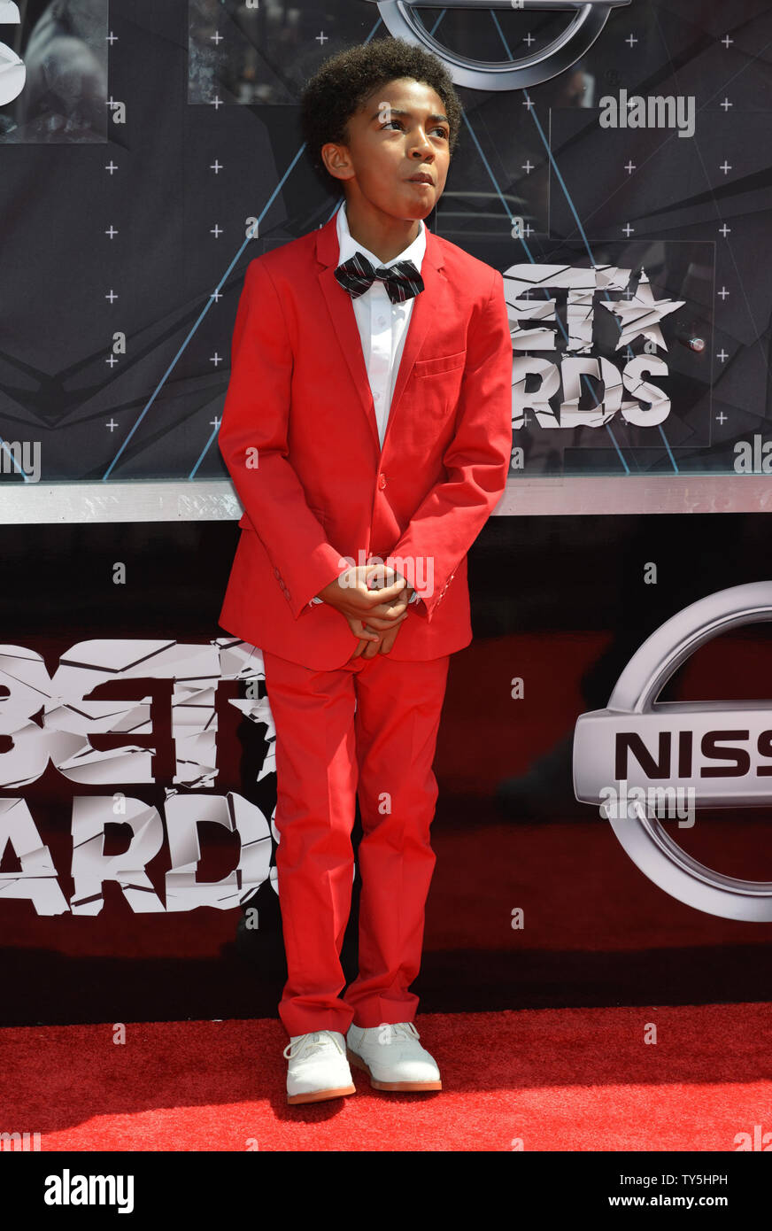 Actor Miles Brown attends the 15th annual BET Awards at Microsoft ...