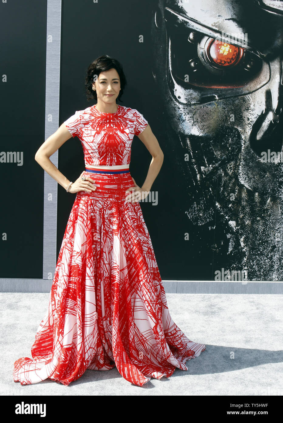 Cast member Sandrine Holt attends the premiere of the motion picture ...