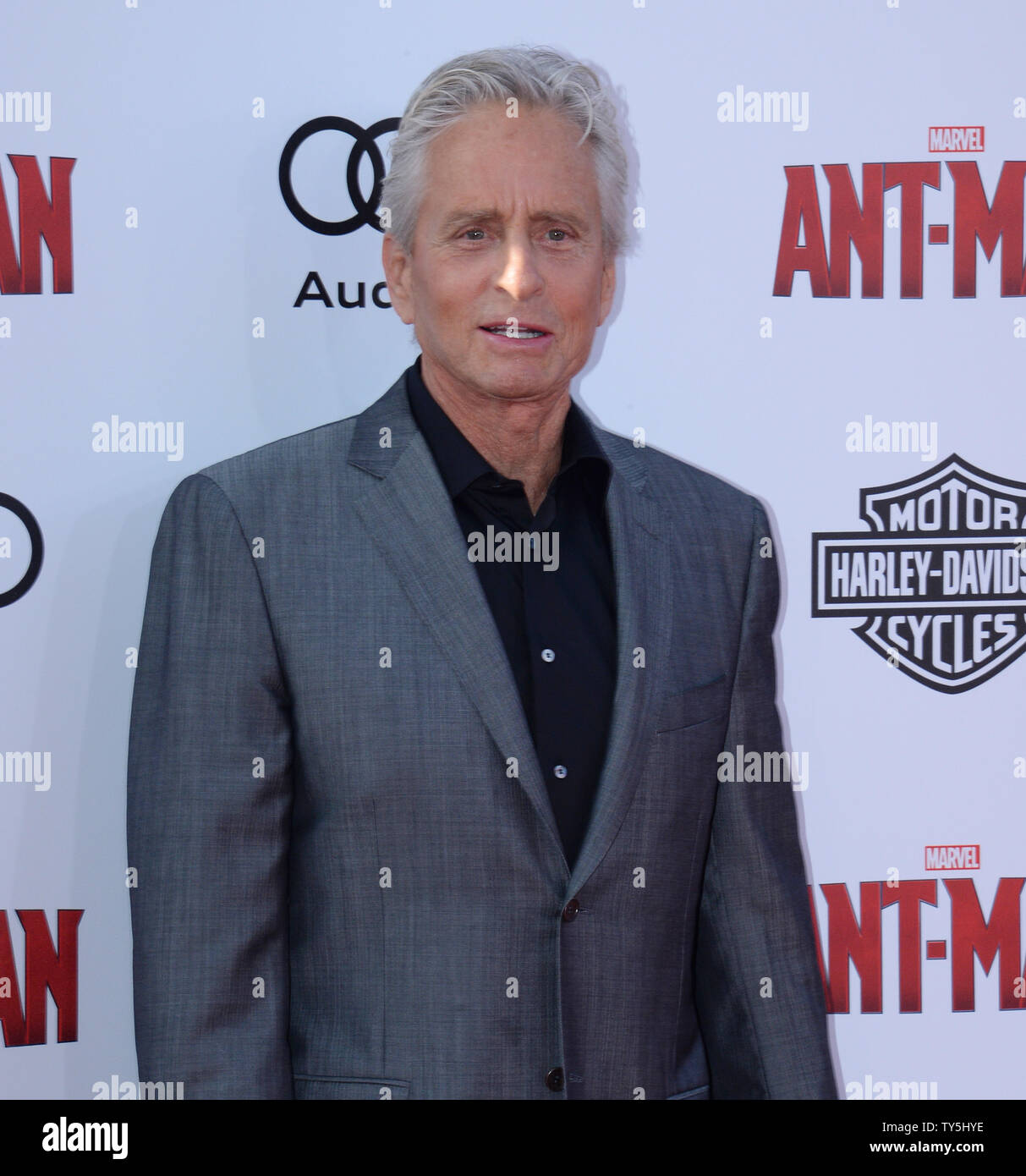 Cast member Michael Douglas attends the premiere of the sci-fi motion ...