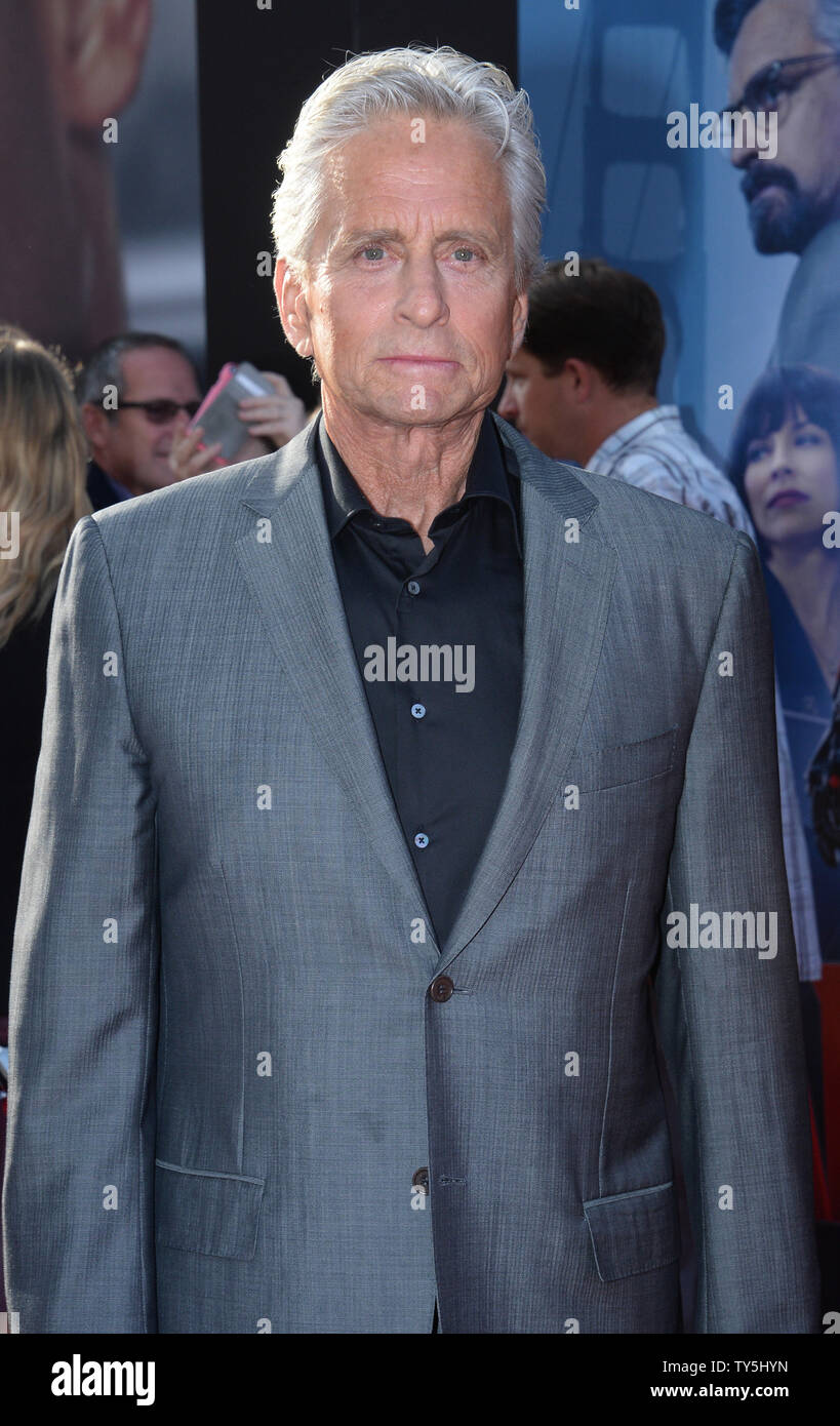 Cast member Michael Douglas attends the premiere of the sci-fi motion ...