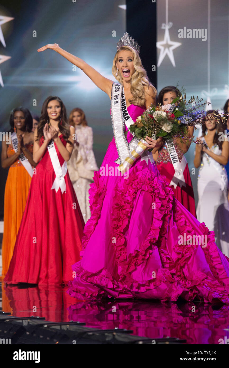 Olivia Jordan, Miss Oklahoma, is crowned Miss USA at the Baton Rouge ...