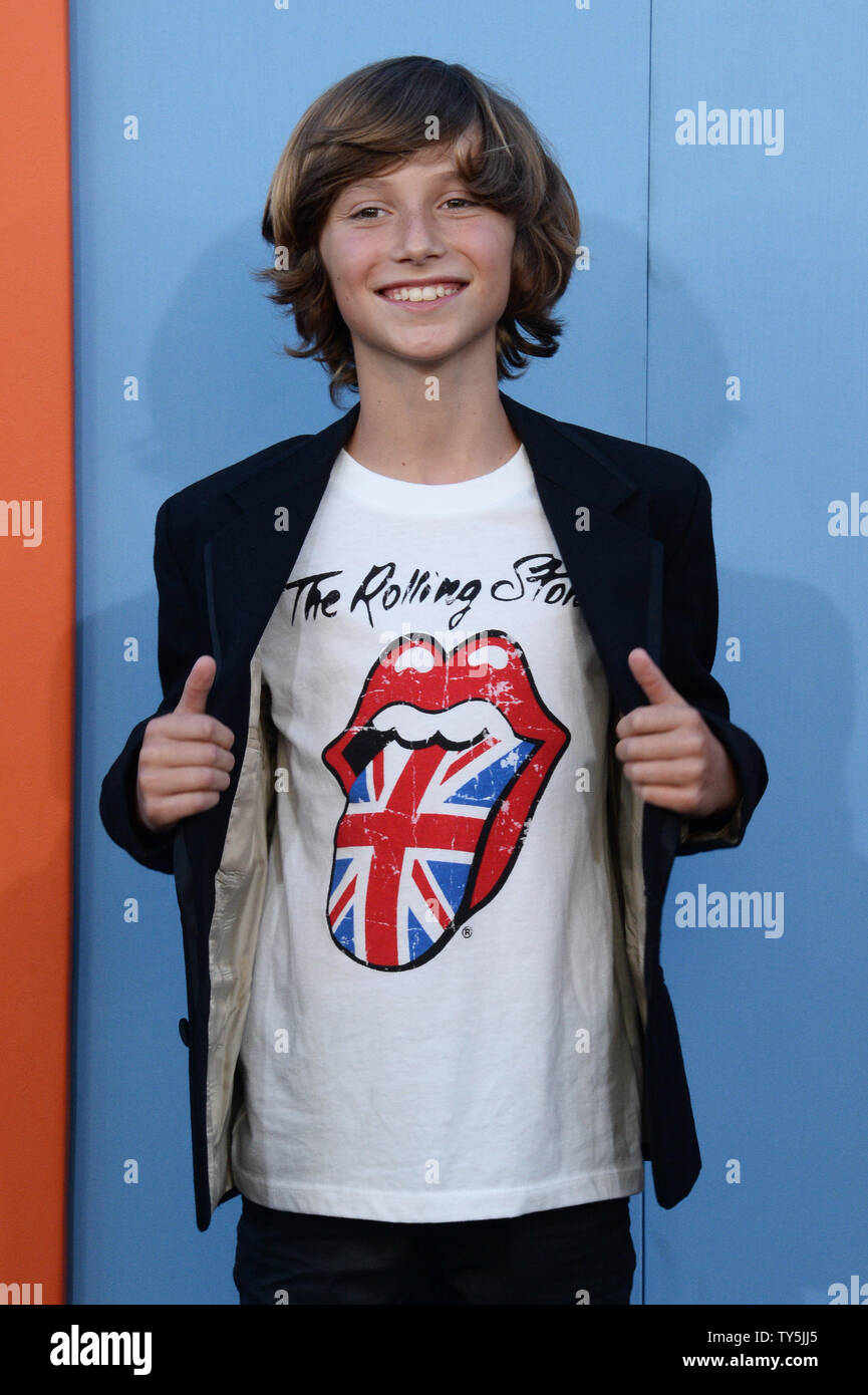 Cast member Steele Stebbins attends the premiere of the motion picture ...